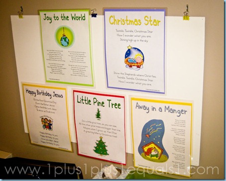 10 Days of Christmas Fun ~ Plans - 1+1+1=1